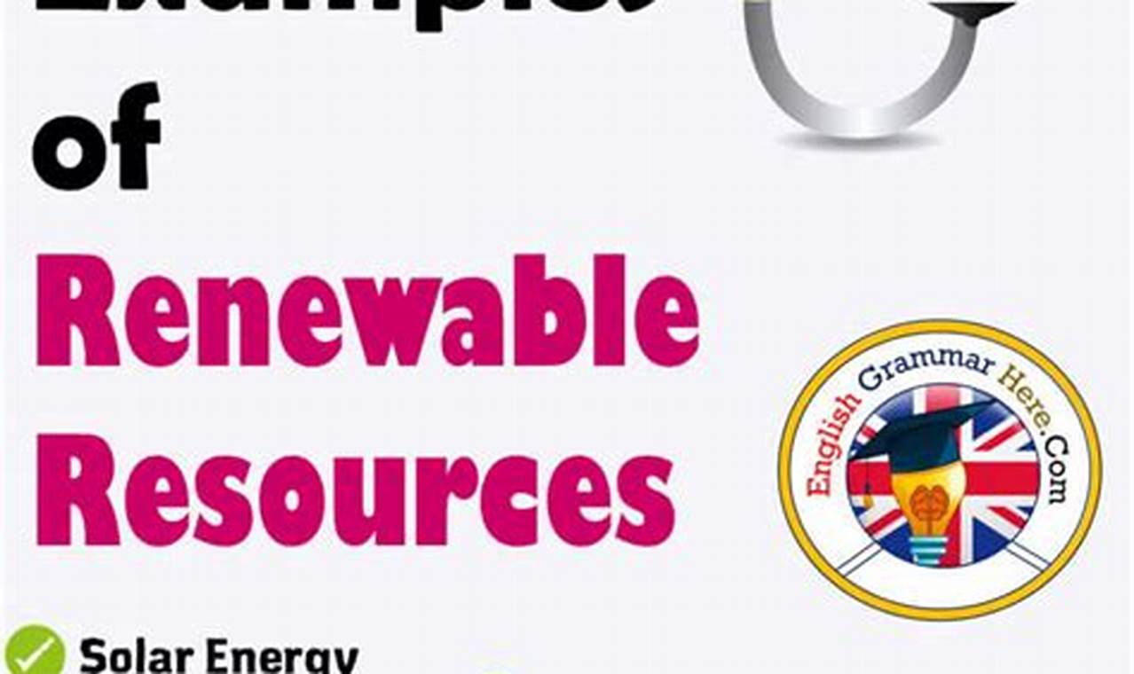 Top 10 Renewable Resources: Future Energy & Examples